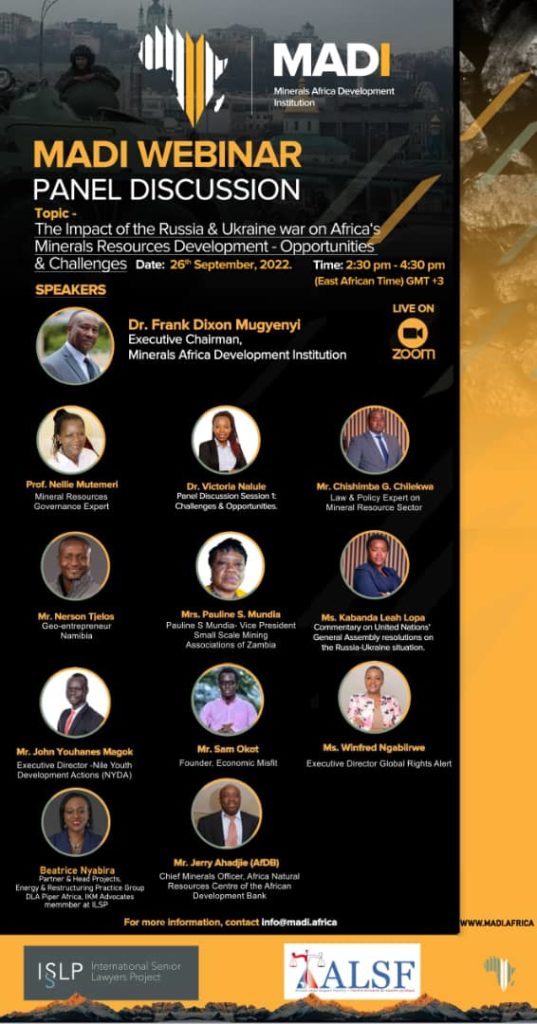 MADI Webinar Panel Discussion - PanAfGeo